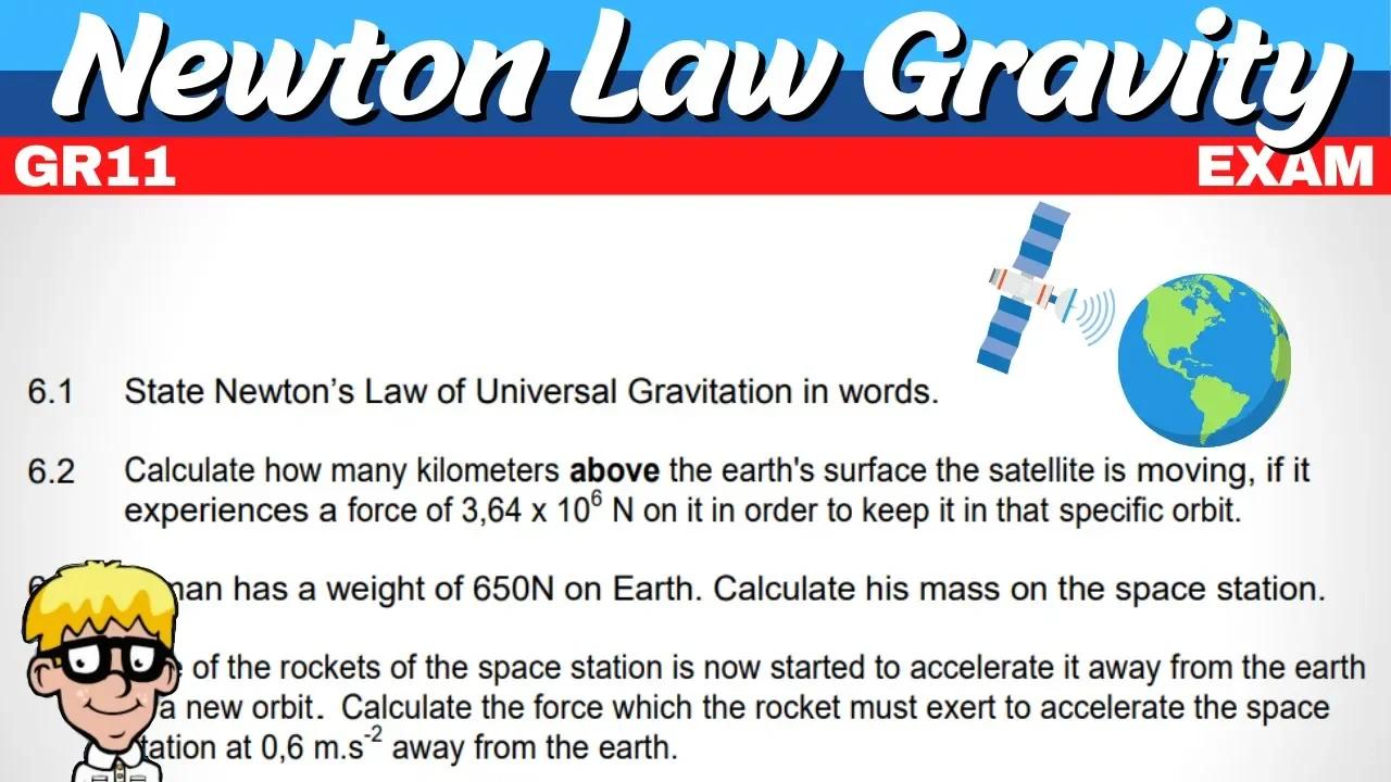 Newton Law Gravity Grade 11