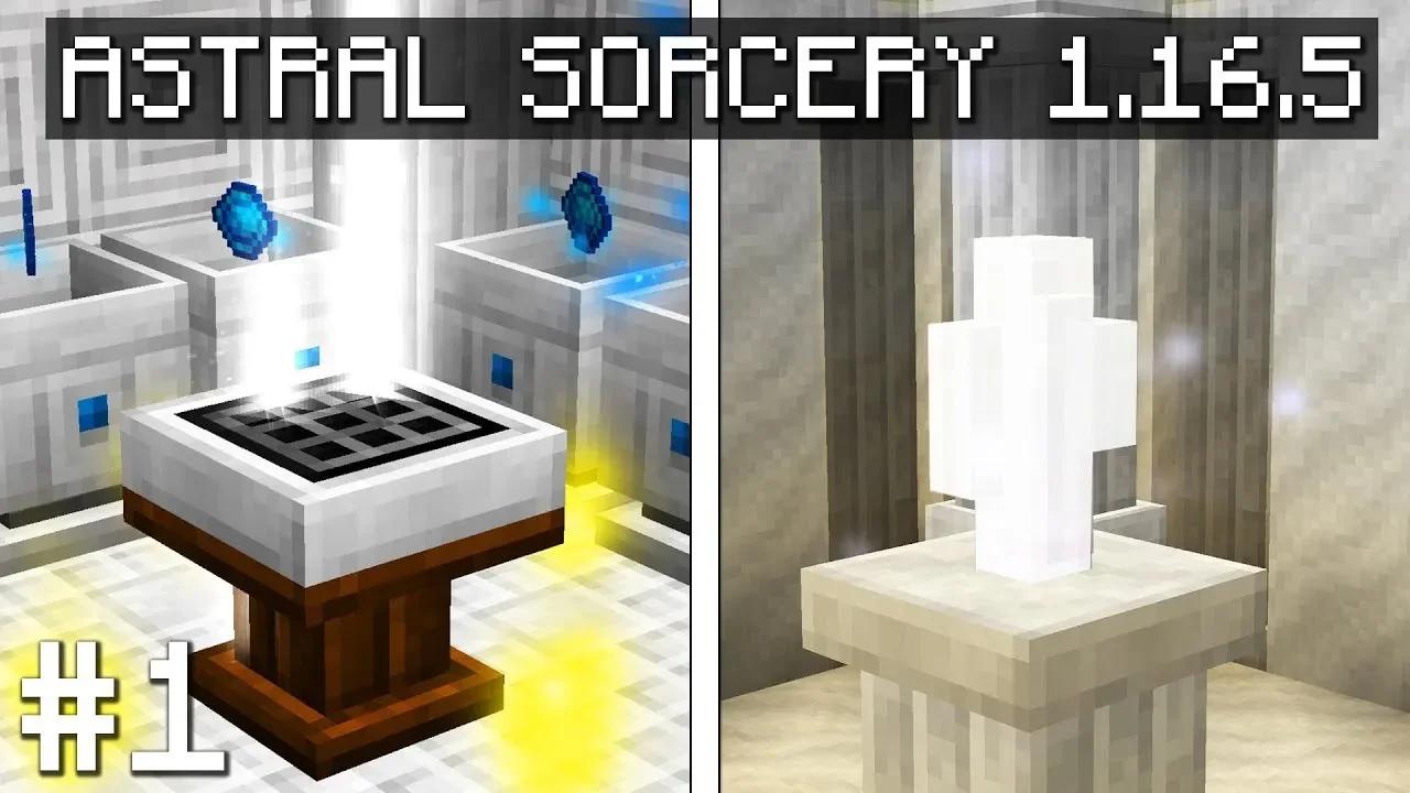 Astral Sorcery. Basics #1 Tutorial 1.16.5-1.20.1 (minecraft java)