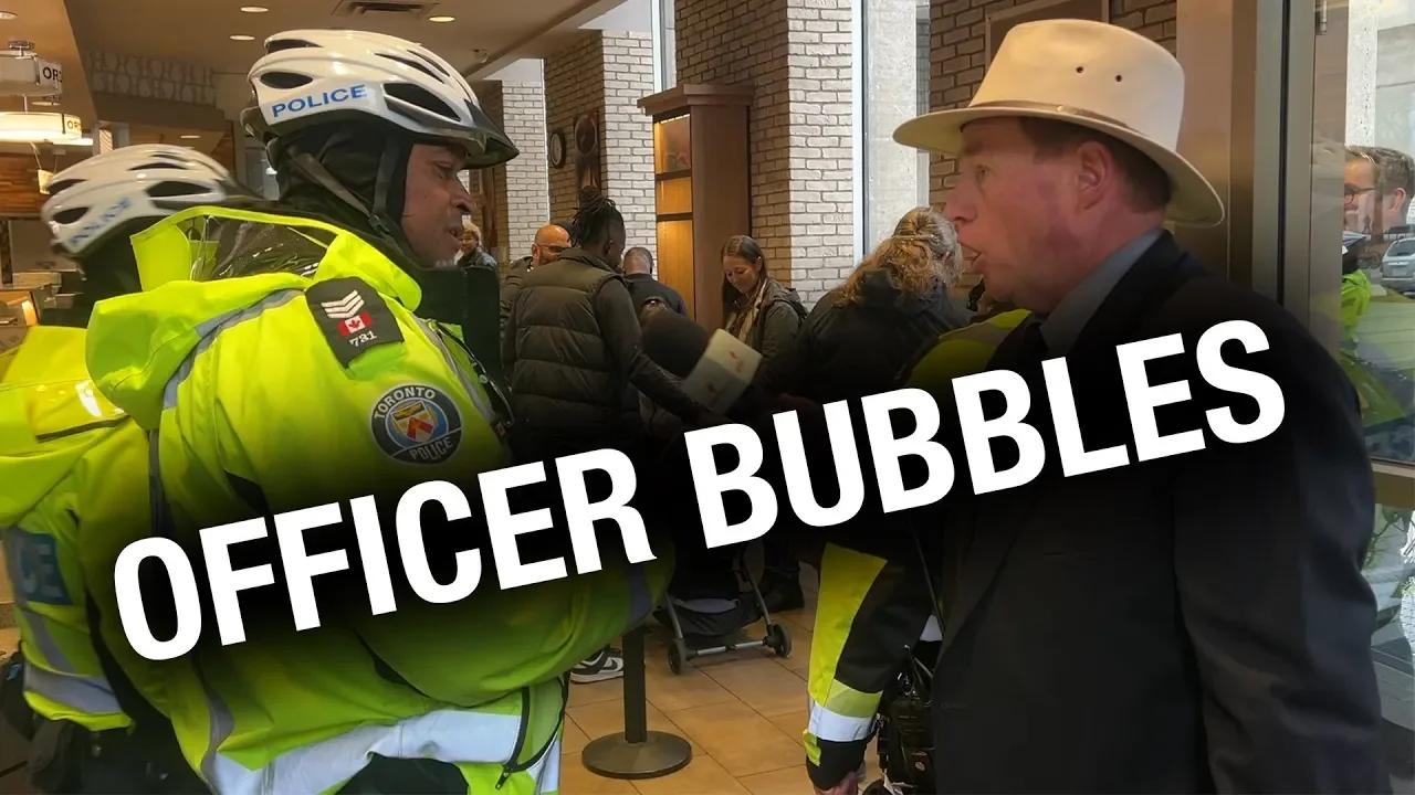 Notorious Toronto cop caught on camera at donut shop (and he still has ...