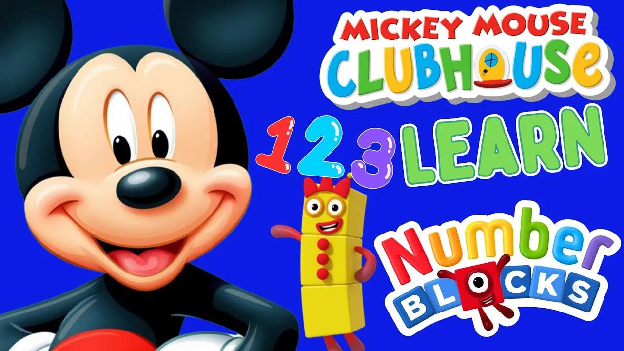 Mikey Mouse Clubhouse & Numberblocks Learn Numbers Education Video For ...
