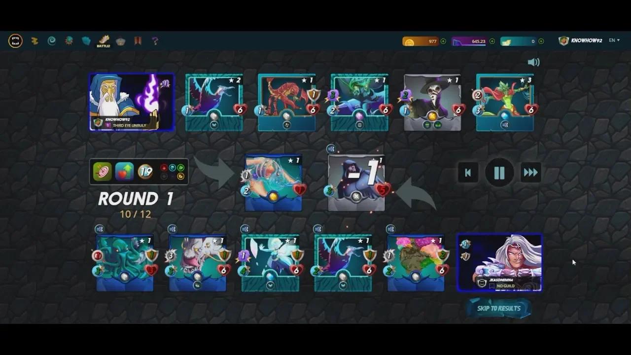 Splinterlands - Undefeated with the "Water Splinter" (Daily Quest GAMEPLAY)