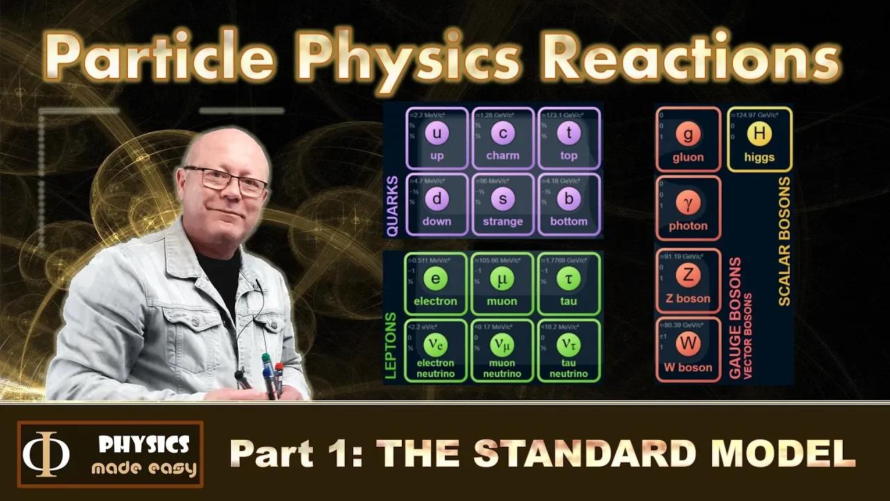 The Standard Model - Particle Physics Reactions Part 1/3 (High School ...