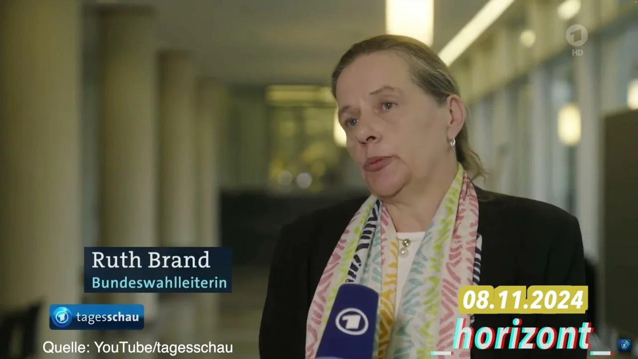 Bundeswahlleiterin Ruth Brand