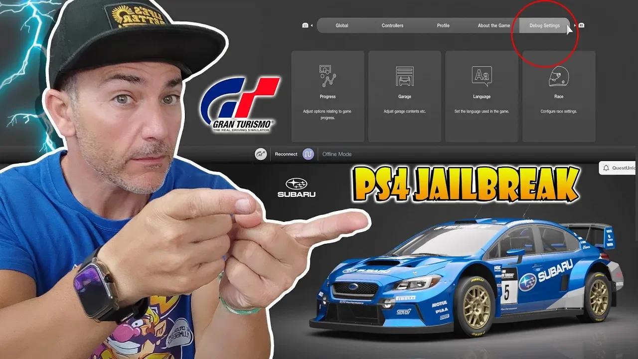 Debug MENU para GT7 en PS4 JAILBREAK - UN GRAN PASO pero.... Atento