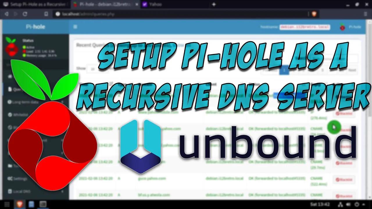 Setup Pi Hole As A Recursive Dns Server With Unbound