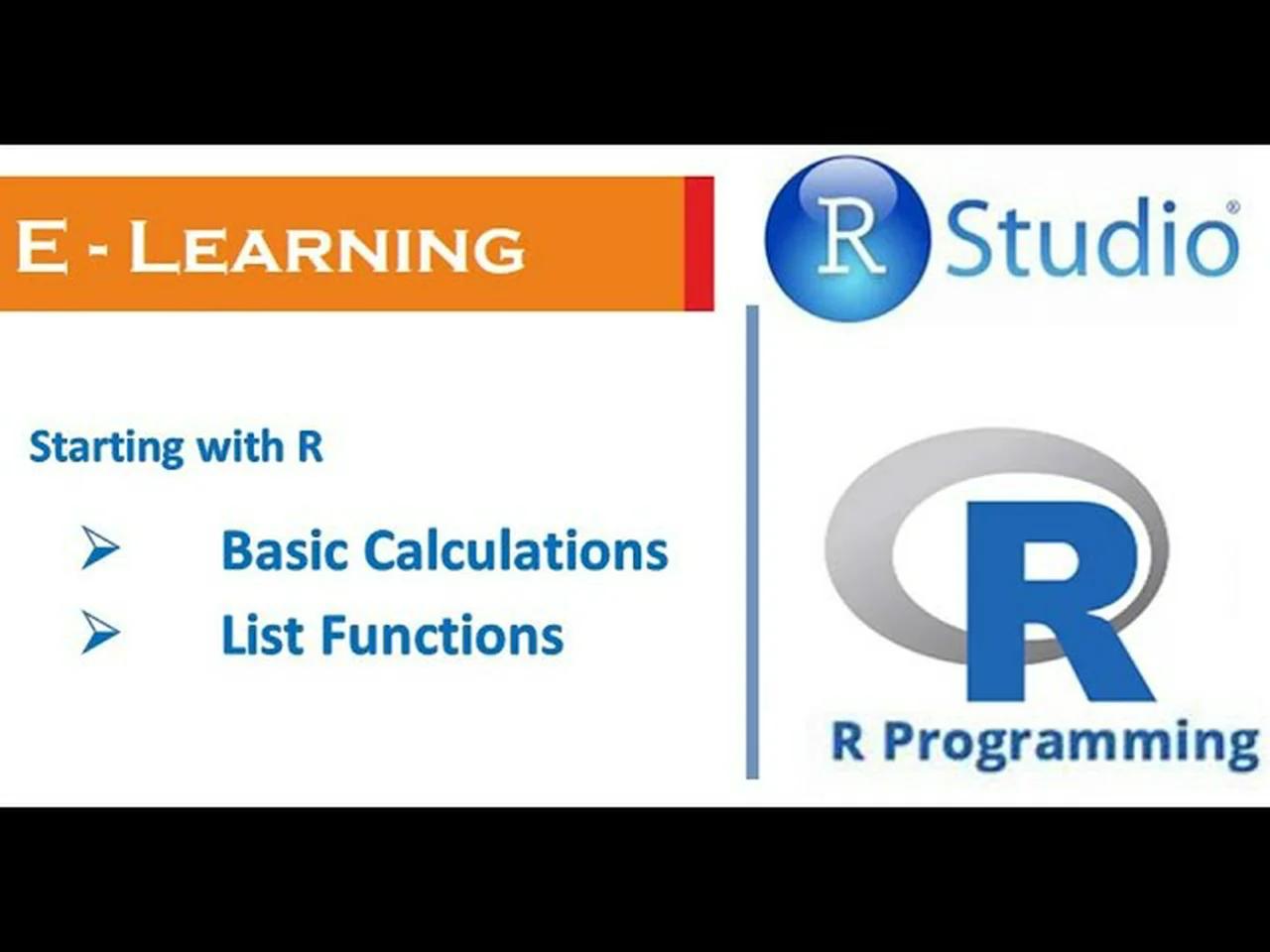R Programming - Basic Calculations