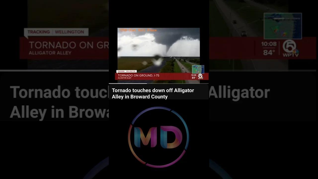 Tornado in Alligator Alley #hurricane #tornado #milton