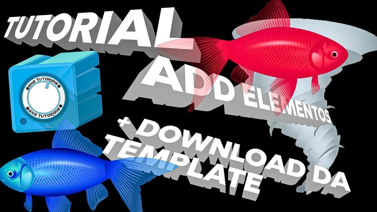 Tutorial Adicionando Elementos, Gifs no Avee player + download da Template