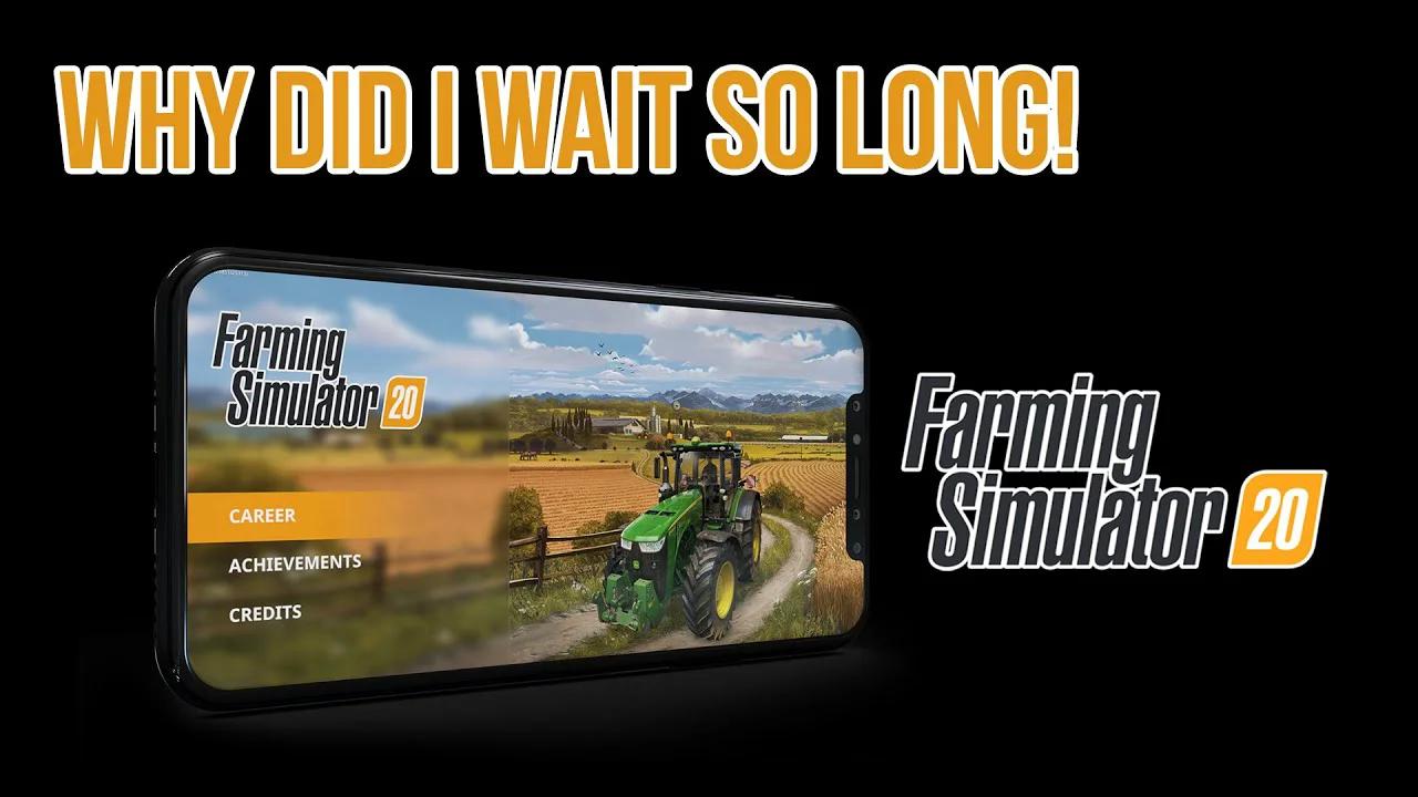 I played Farming Simulator 20 for the First Time on my iPhone 13