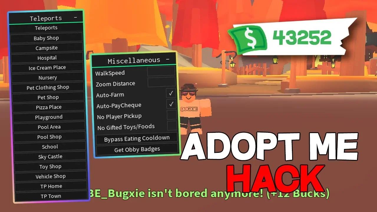 Adopt Me HACK | UNLIMITED MONEY, AUTO FARM, PETS, TELEPORT & MORE ...
