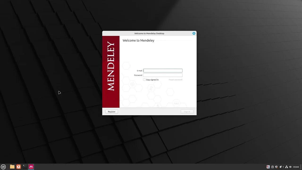 How to install the Mendeley Desktop on Linux Mint 22