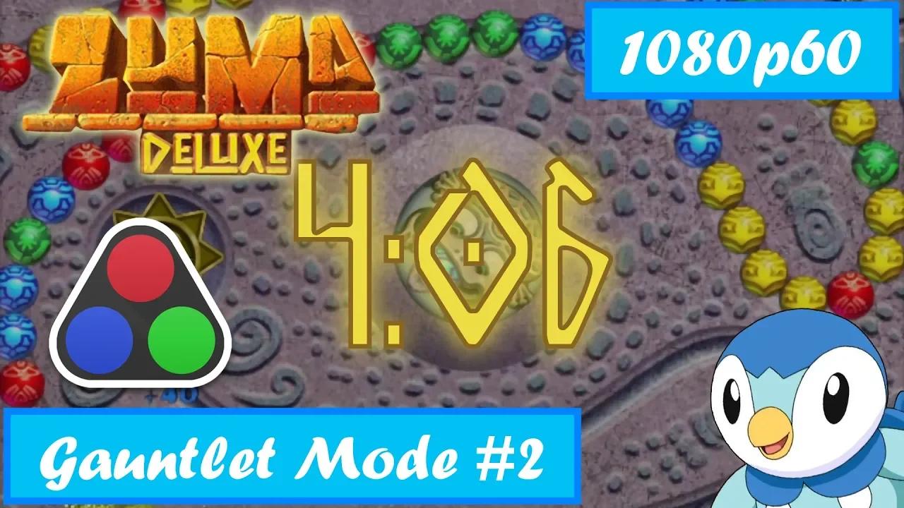 Zuma Deluxe (2003, PC) | Gauntlet: Survival Mode Speedrun #2 (Personal ...