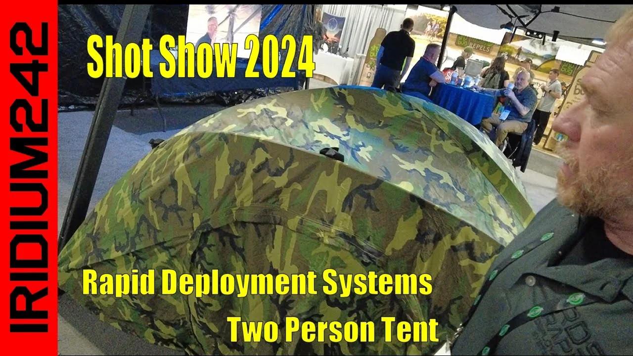 Shot Show 2024 - Rapid Deployment Systems Two Person Tent
