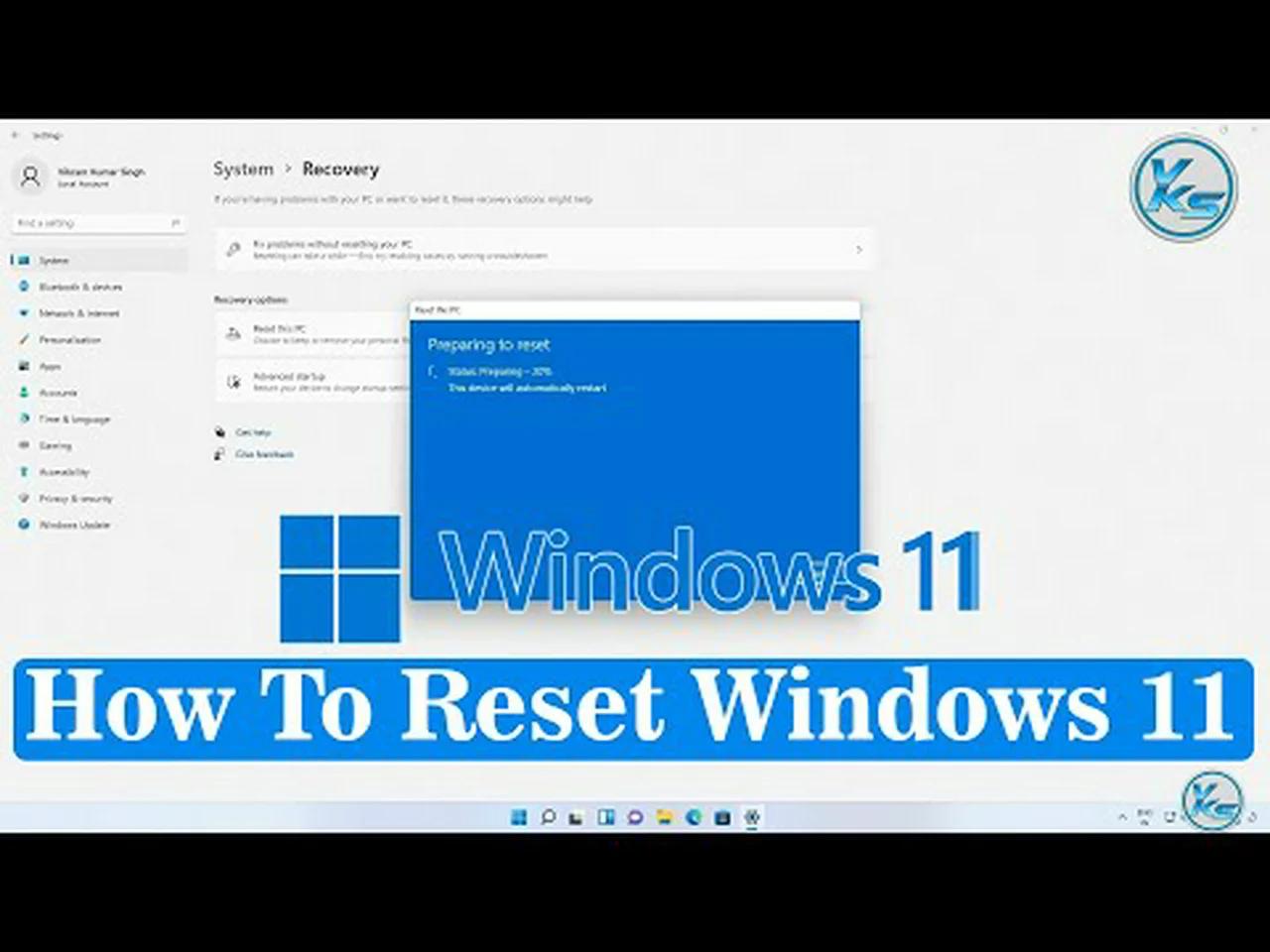 How To Reset Windows 11 To Factory Settings