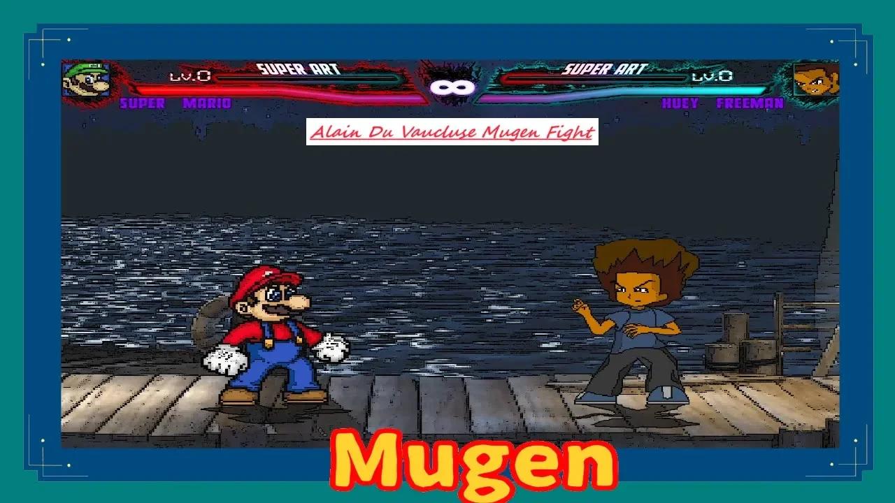Mugen : Super Mario Vs Huey Freeman (Request)