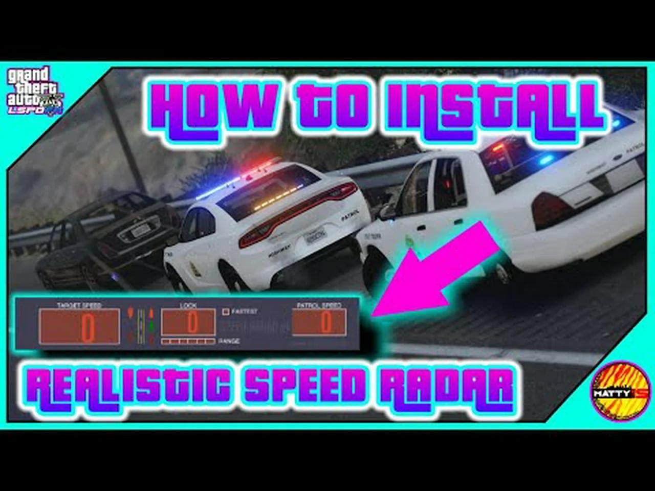 How To Install REALISTIC Speed Radar 2021 | LSPDFR | GTA5