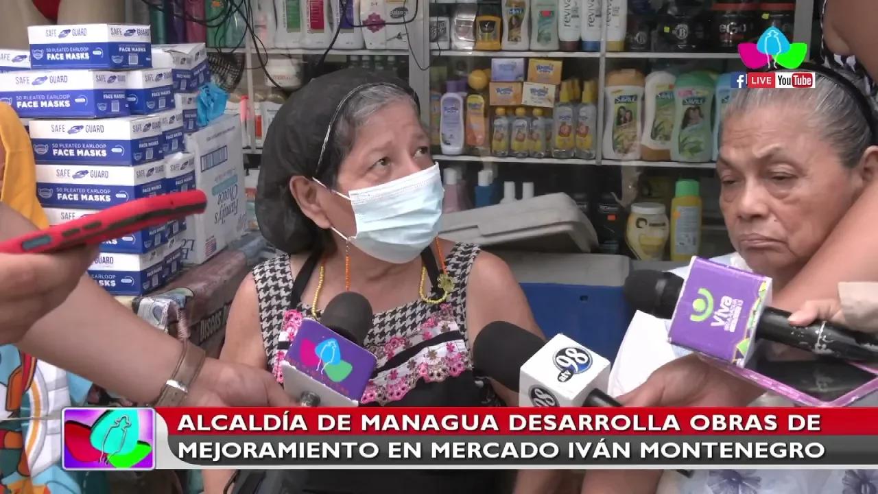Alcaldía de Managua desarrollo obras de mejoramiento en mercado Iván ...