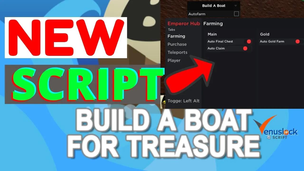 Build A Boat For A Treasure Script 2022 Roblox | GUI | Fastest Auto ...