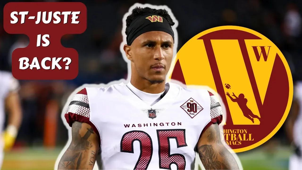 Washington Commanders' Benjamin St-Juste Returns, Chase Young Playing ...