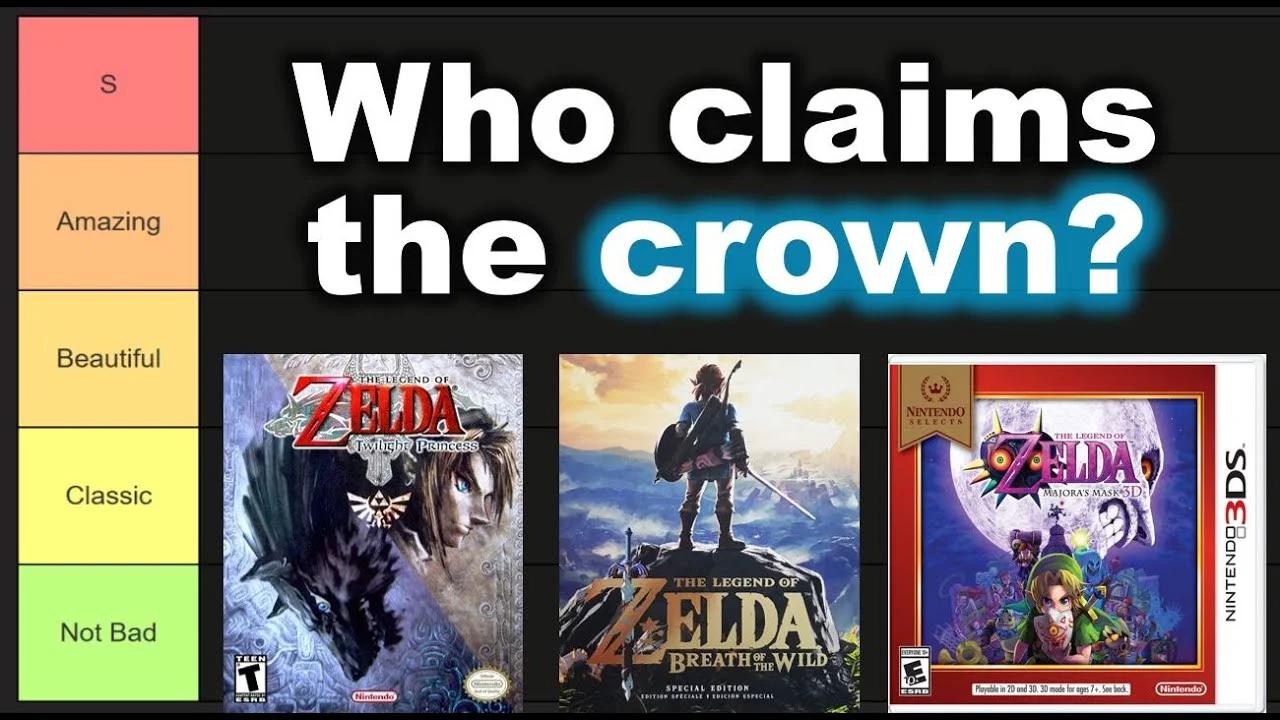 I ranked my favorite Zelda games from worst to BEST