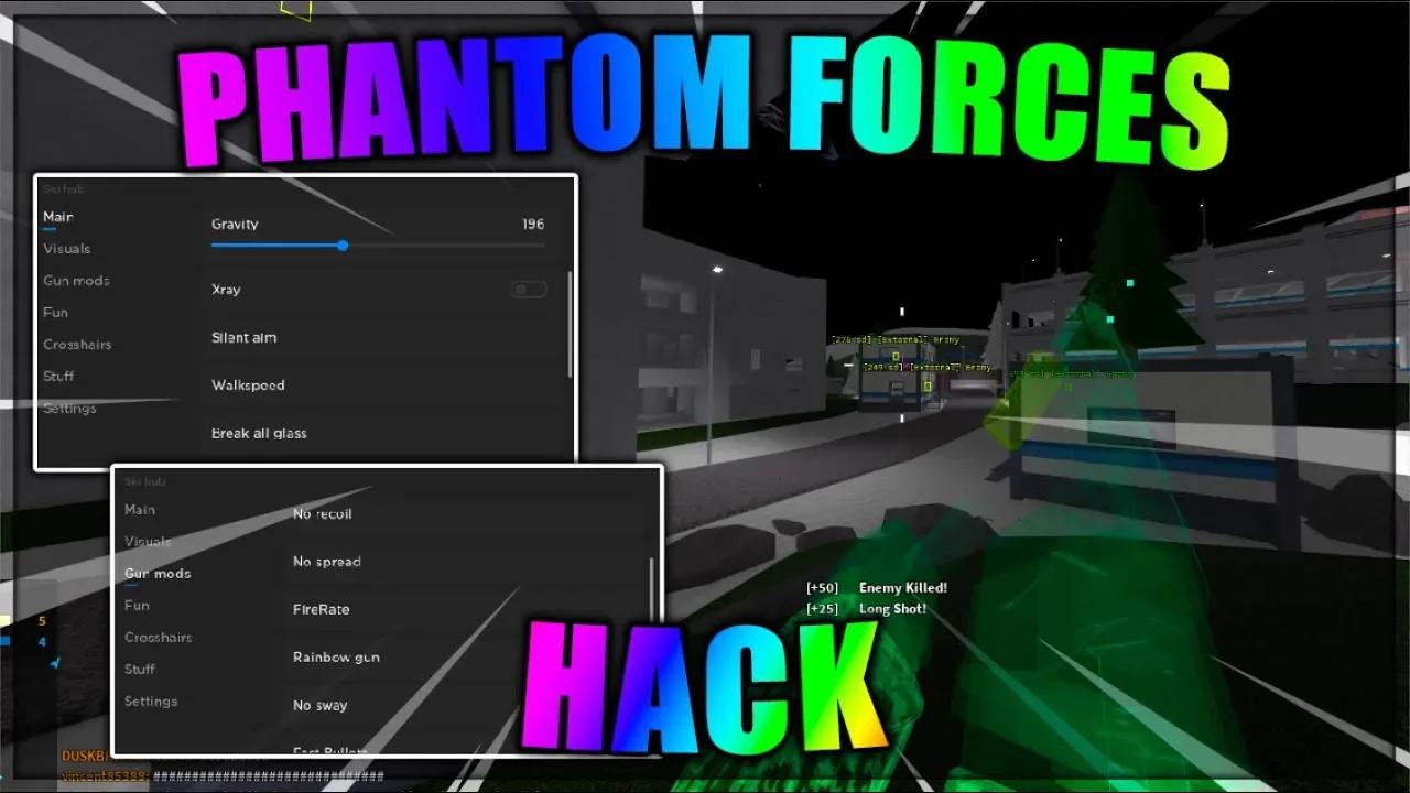 BEST PHANTOM FORCES Script Hack GUI | Silent Aimbot, Rage Mode, Gun ...