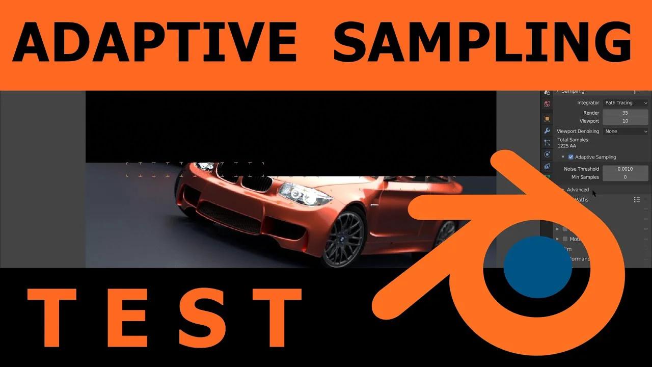 Adaptive Sampling Test - Blender