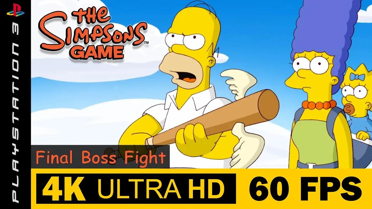 Final Boss Fight | The Simpsons Game | Walkthrough, No Commentary, PS3
