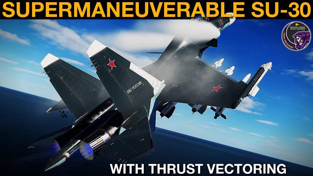 Su-30(With Thrust Vectoring) vs F-16C, FA-18C, Su-27, Mig-29 & M-2000C ...