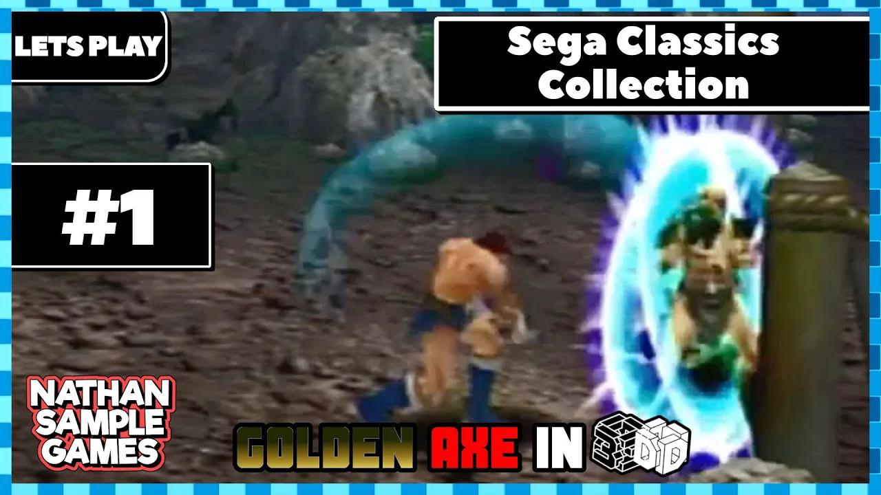 Sega Classics Collection (PS2) #1 - Golden Axe in 3D! │Nathan Sample Games