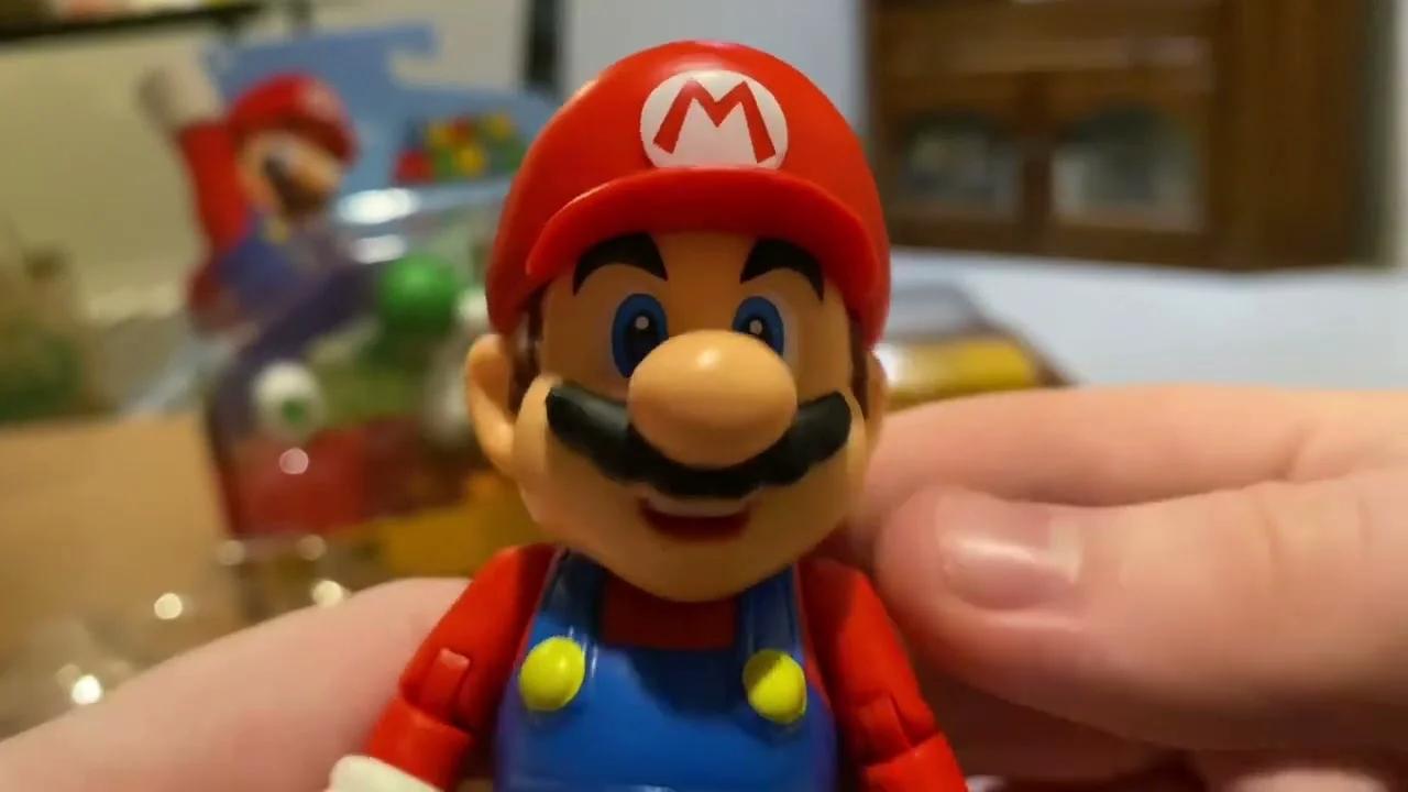 Super Mario Jakks Pacific Wave 29 Mario and Yoshi 4-inch figures unboxing