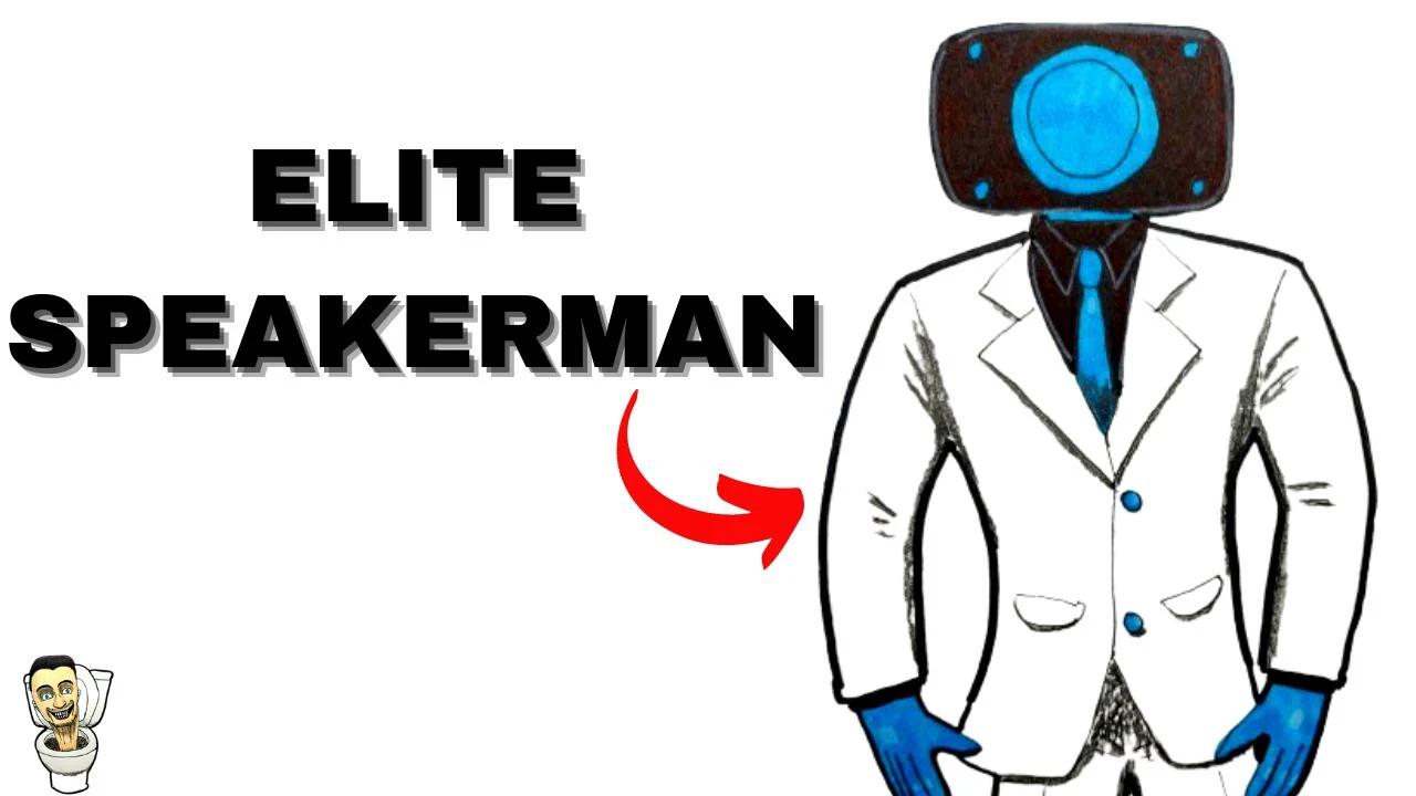 Cómo DIBUJAR a😱ELITE SPEAKERMAN (Skibidi Toilet) How to DRAW ELITE ...