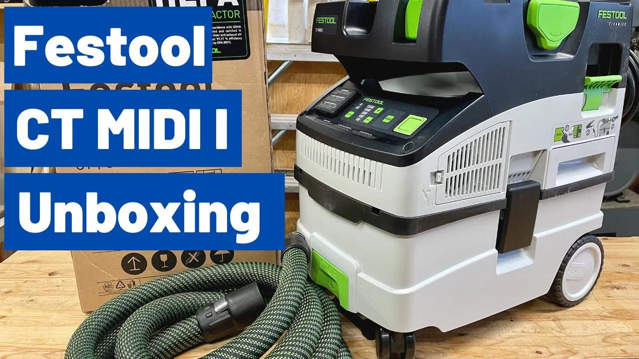Festool CT MIDI I HEPA Bluetooth Dust Extractor // Unboxing & First ...
