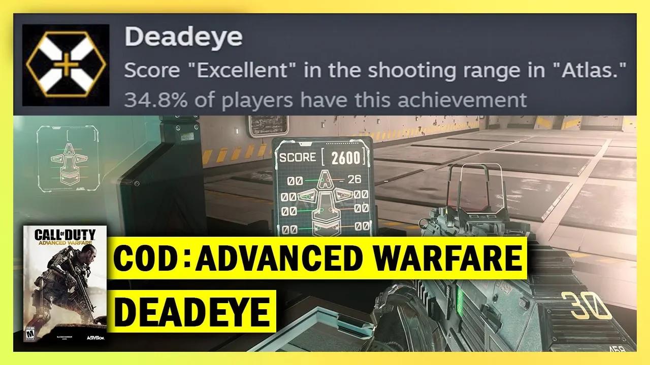 CALL OF DUTY: ADVANCED WARFARE - DEADEYE ACHIEVEMENT - VETERAN ...