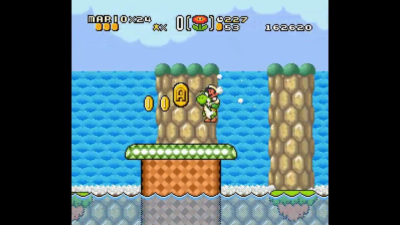 Super Mario World: Super Mario Bros. 3 Style Hack - Yoshi's Island 4