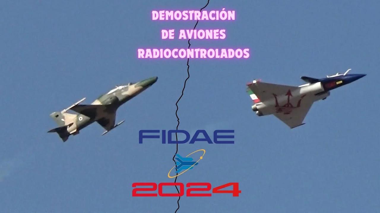 FIDAE 2024 - Demostración de aviones radiocontrolados