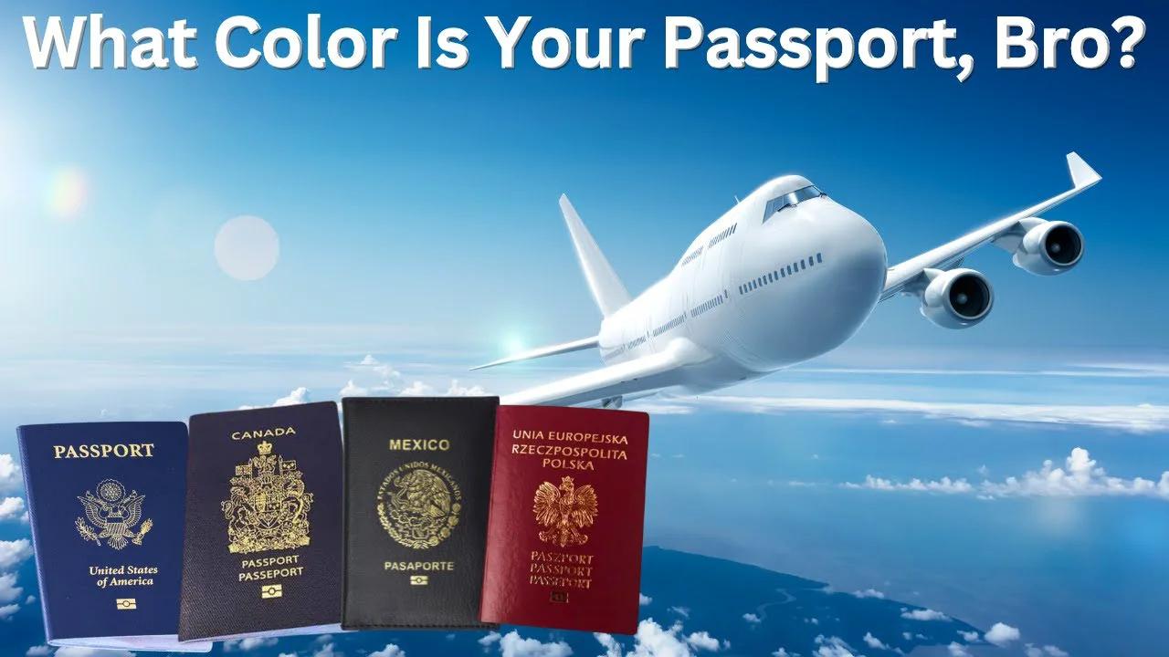 What Color Is Your Passport, Bro? @QBPassportFlexin