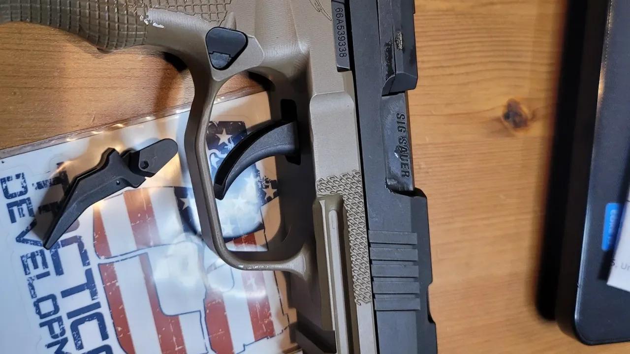 Sig 365 flat face trigger from Tactical Development