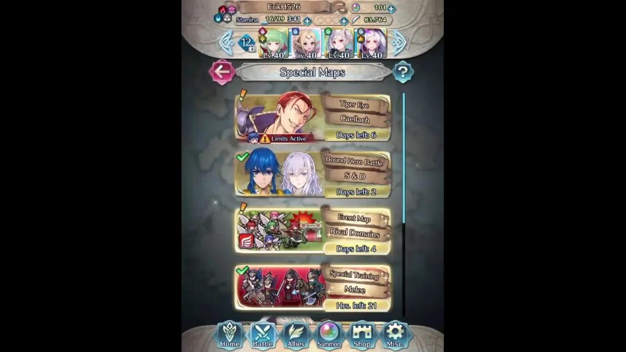 ErikH526 - Fire Emblem Heroes - Limited Hero Battle Caellach - 10-11-2021