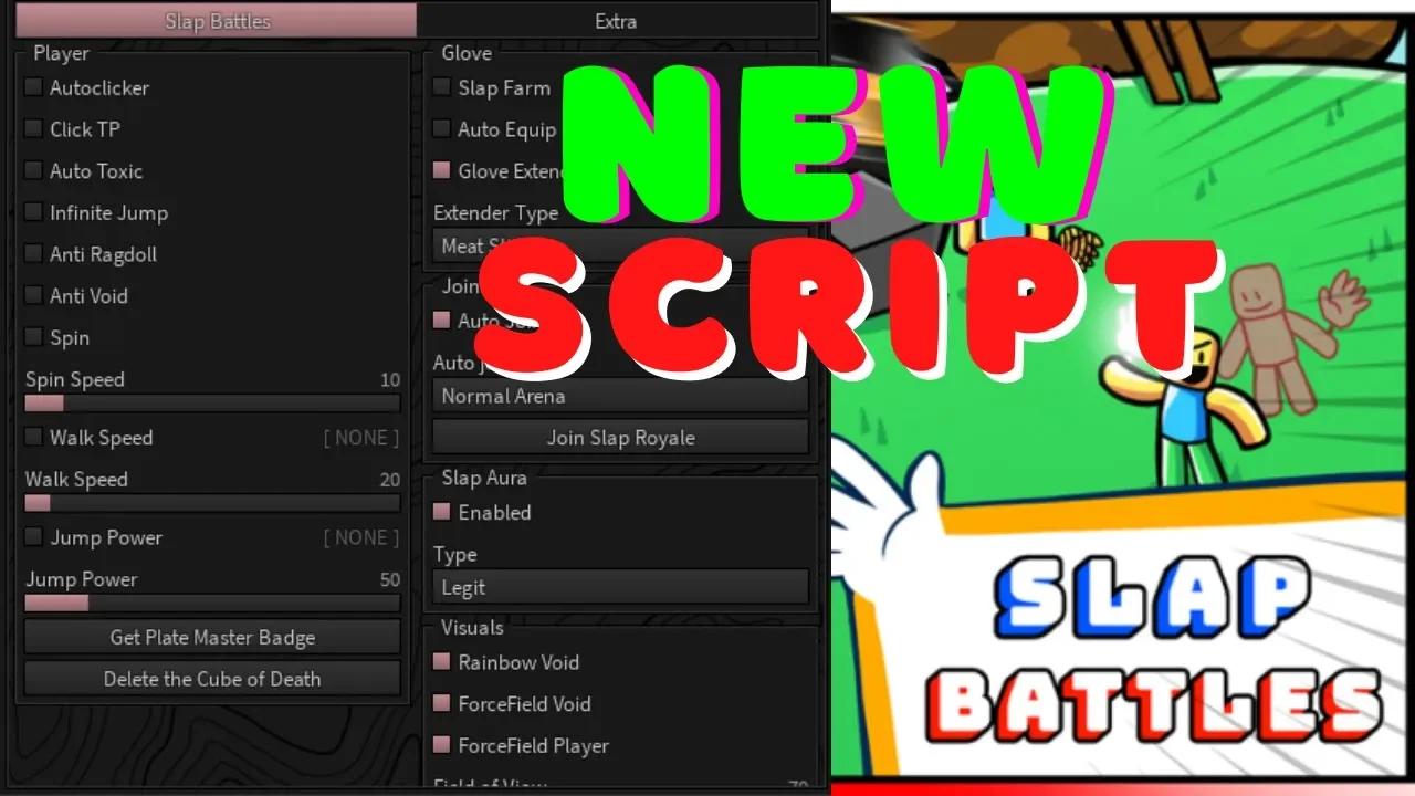 Slap Battles Script Hack GUI 2023 | Auto Farm Slaps | Anti Ragdoll And ...