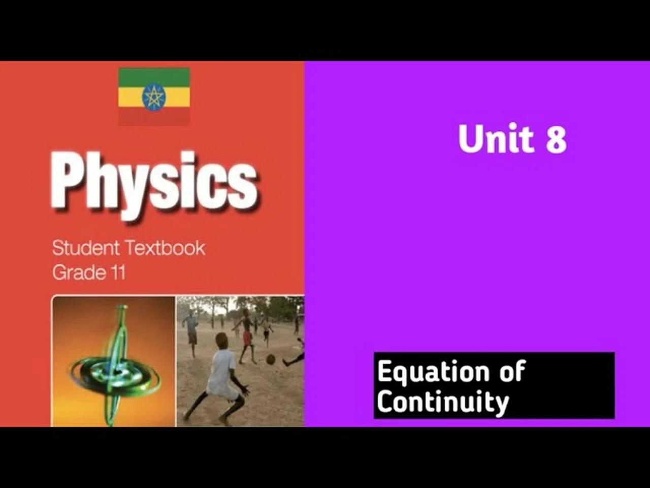 Equation Of Continuity