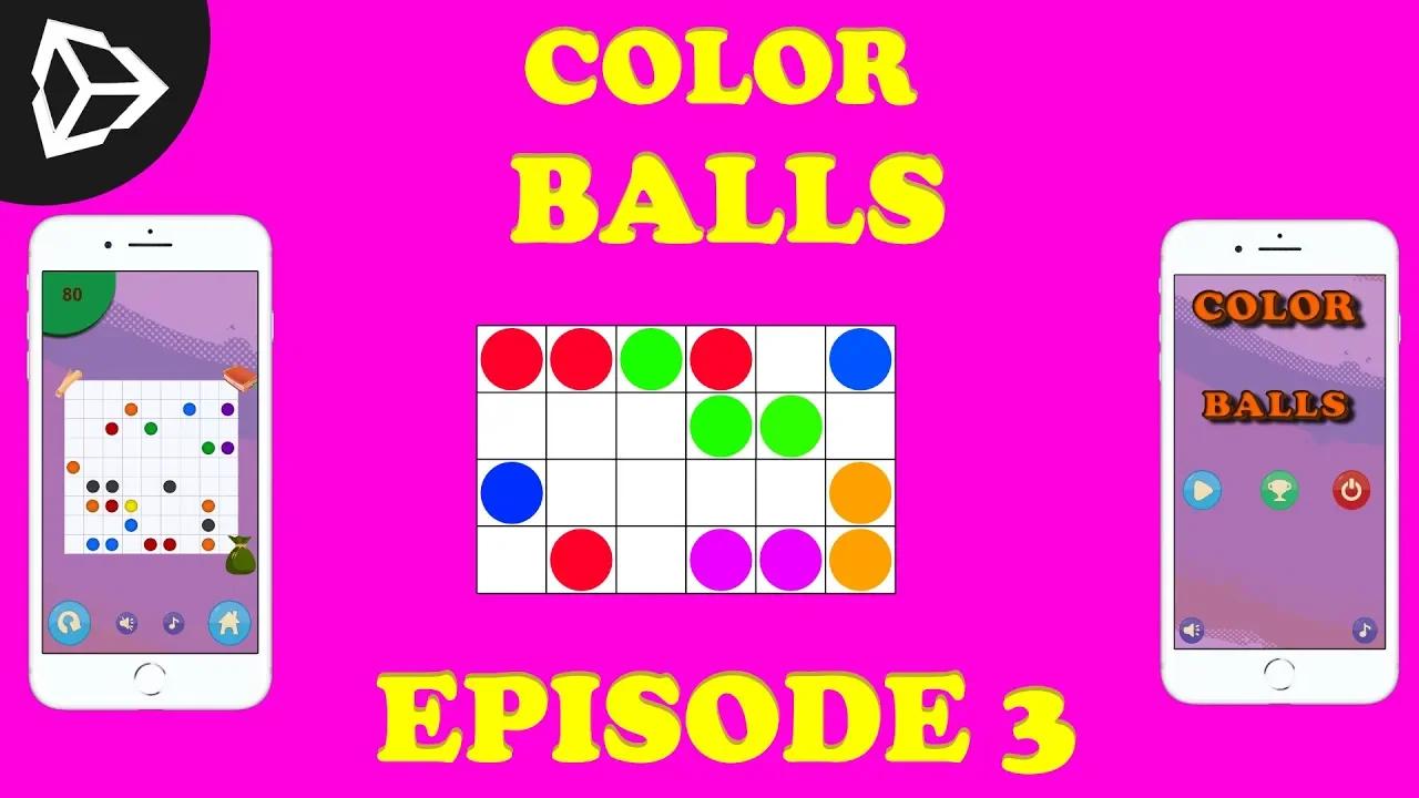 How To Make Your First Video Game In Unity - Color Balls Game Tutorial Episode 3