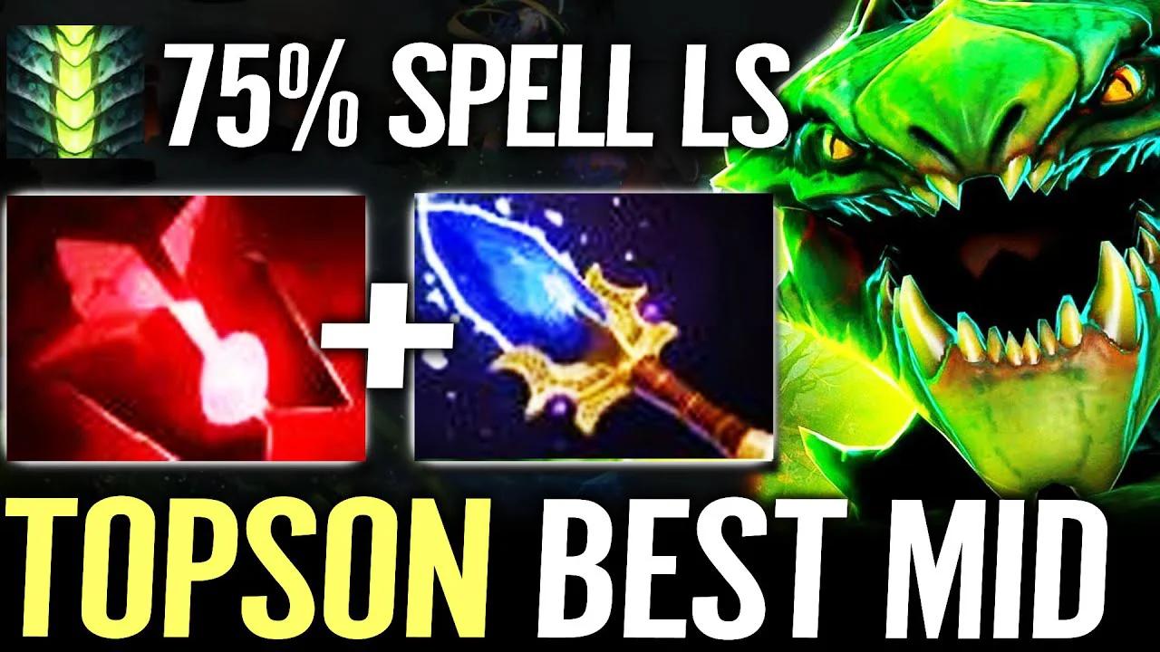 🔥 TOPSON Viper 100% Best MID — Bloodstone + Aghanim Corrosive Skin 75% Lifesteal META Dota 2 Pro