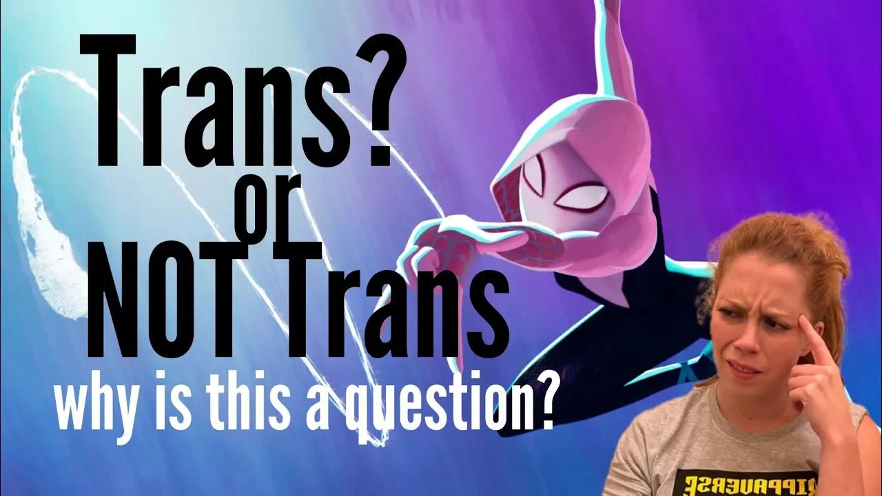 Spider-Man's Into The Spiderverse's Gwen Stacy is TRANS?! Chrissie Mayr ...