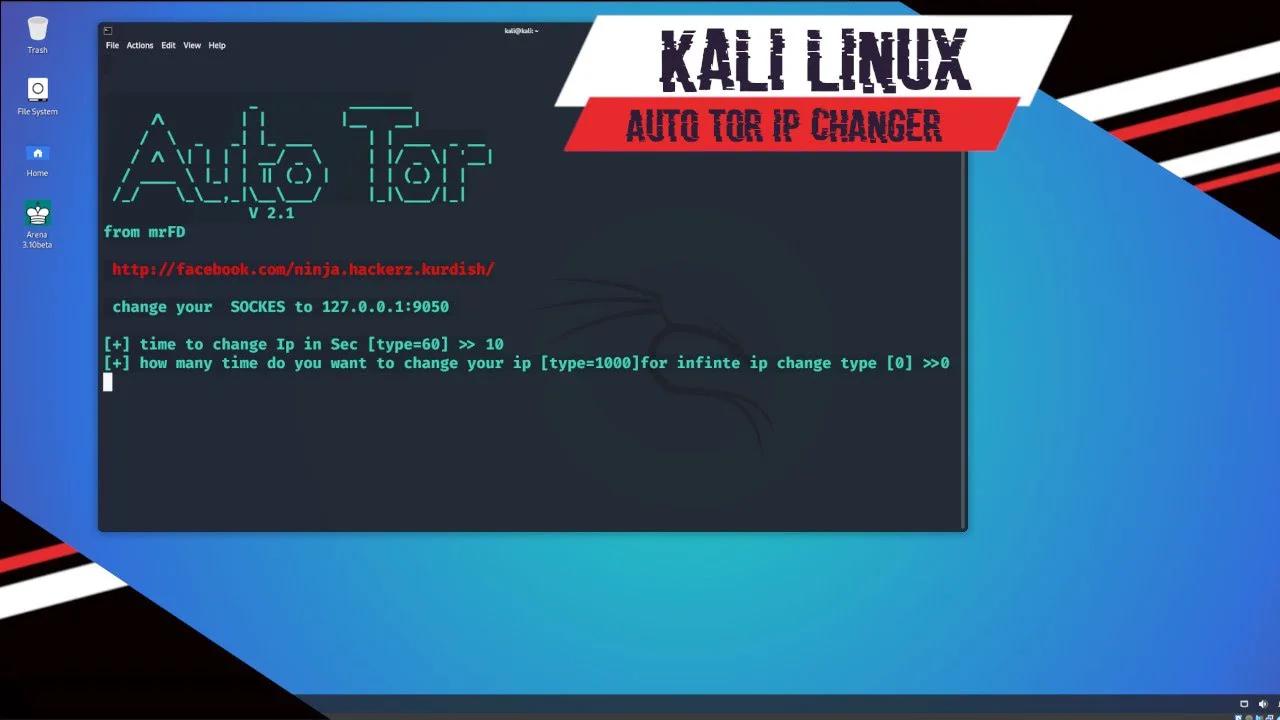 Kali Linux - Auto Tor IP Changer