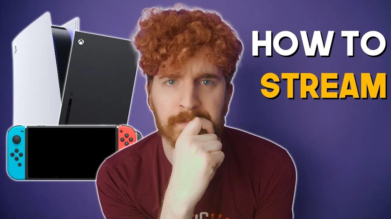 How To Stream Console Games W Pc Capture Card Switch Playstation