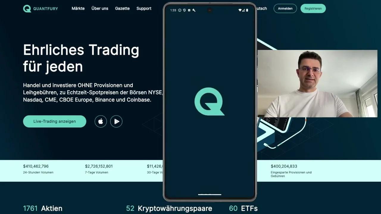 Quantfury App Registration - TOBG Tutorial 2024