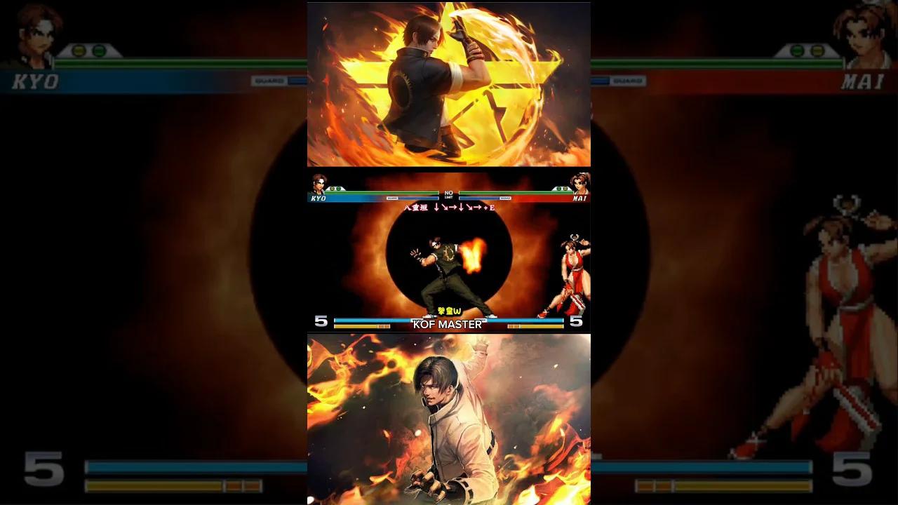 The Hidden Secret of Kyo Kusanagi in King of Fighters W #gameshorts # ...