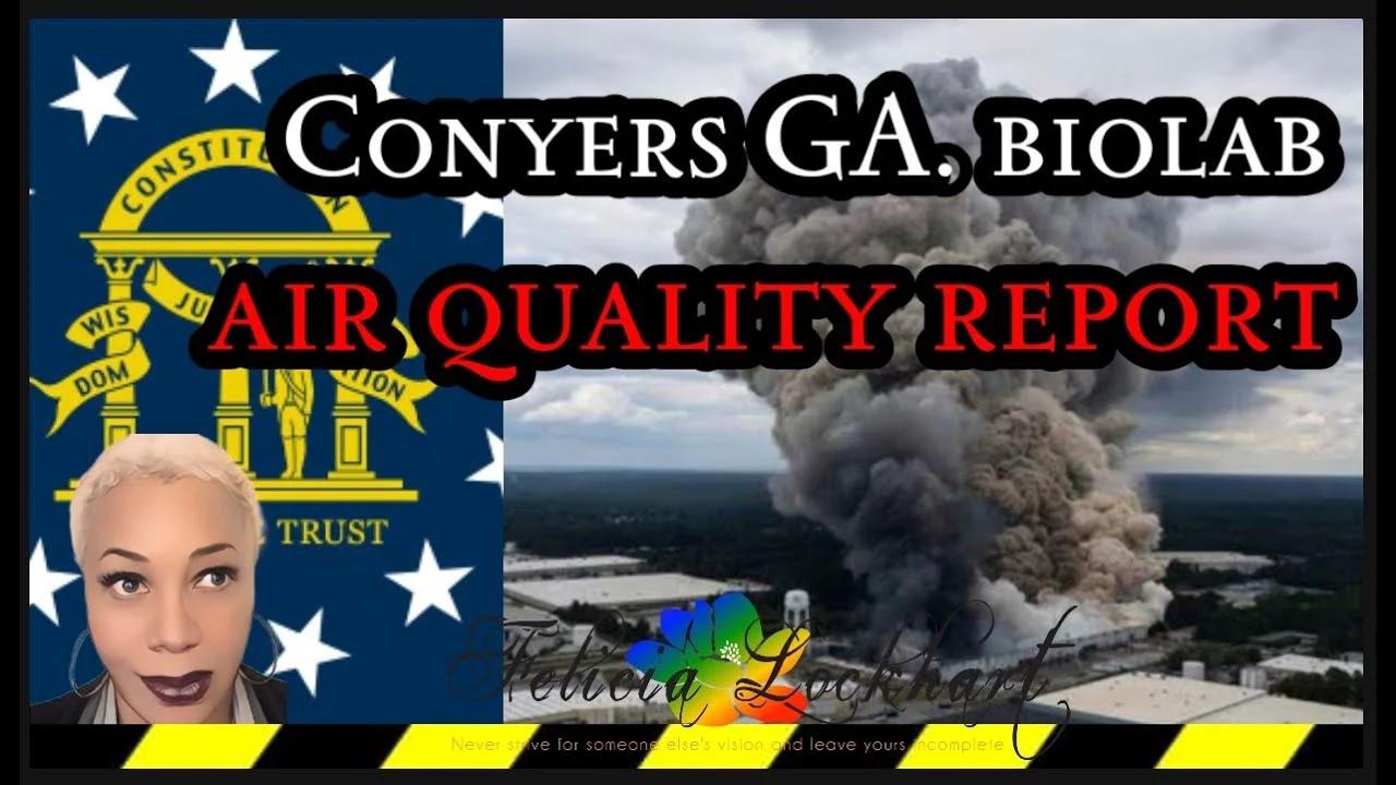 Conyers chemical plant fire: Air quality monitored across metro Atlanta