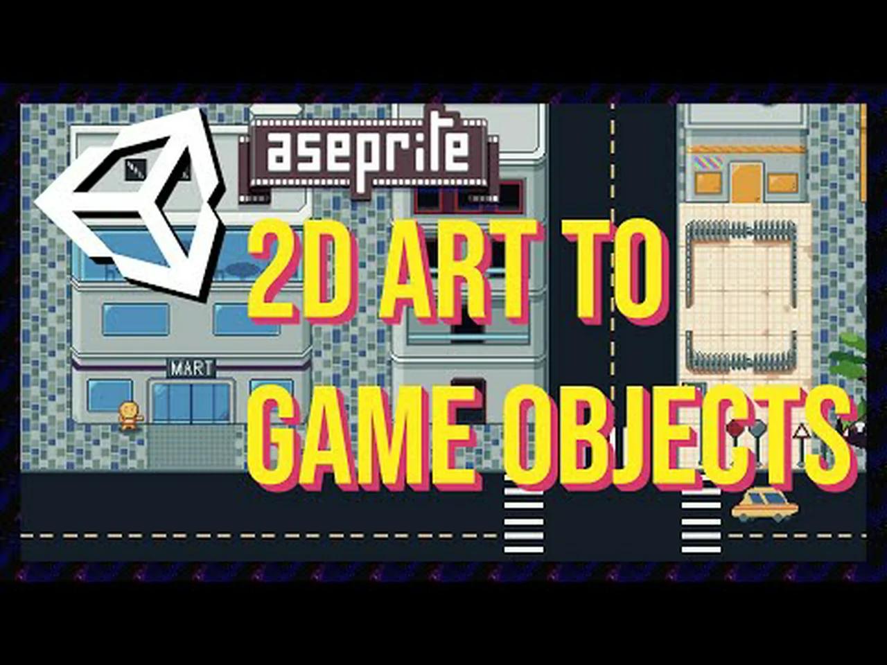 How to Turn Animated 2D Art into Finished Game Objects in Unity 2022