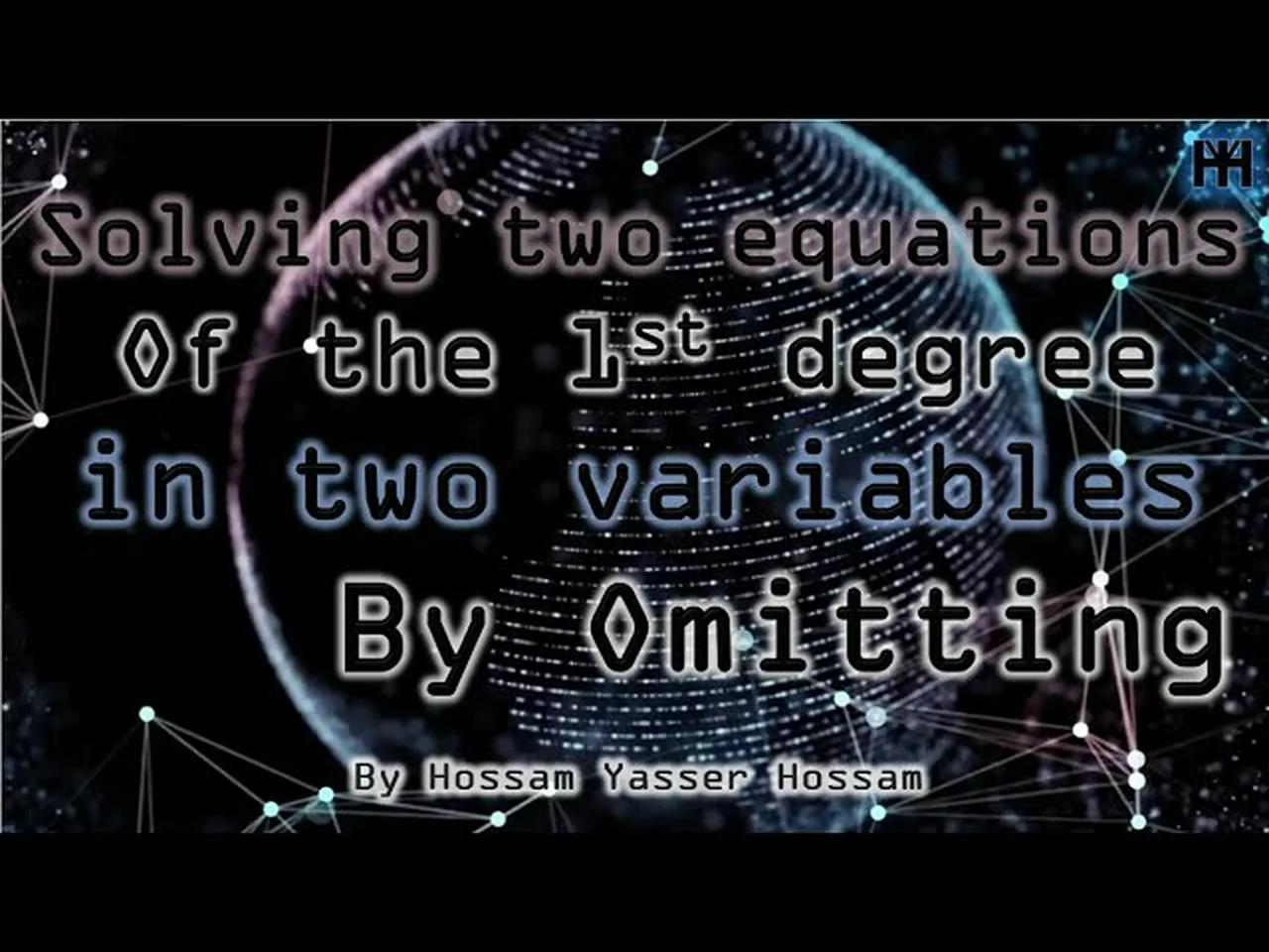 3rd Prep I Solving 2 Equations Of The 1st Degree in 2 Variables by ...